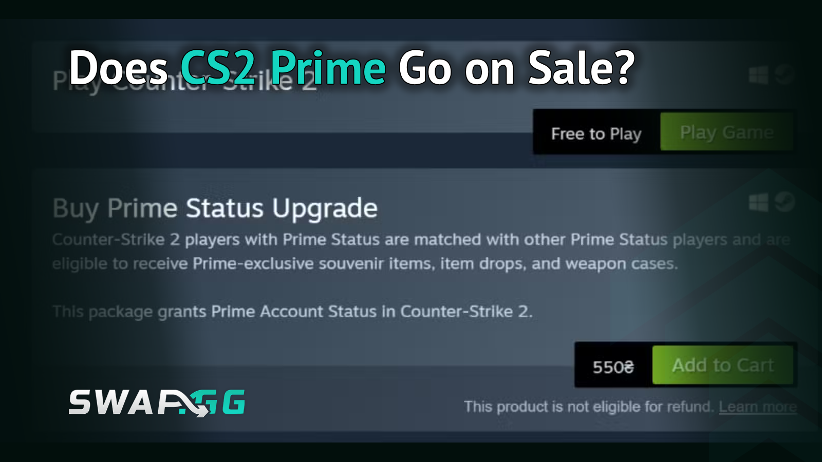 Does CS2 Prime Go on Sale? Here’s What You Need to Know | Swap.gg
